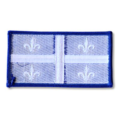 PATCH QUEBEC FLAG 2" X 4"