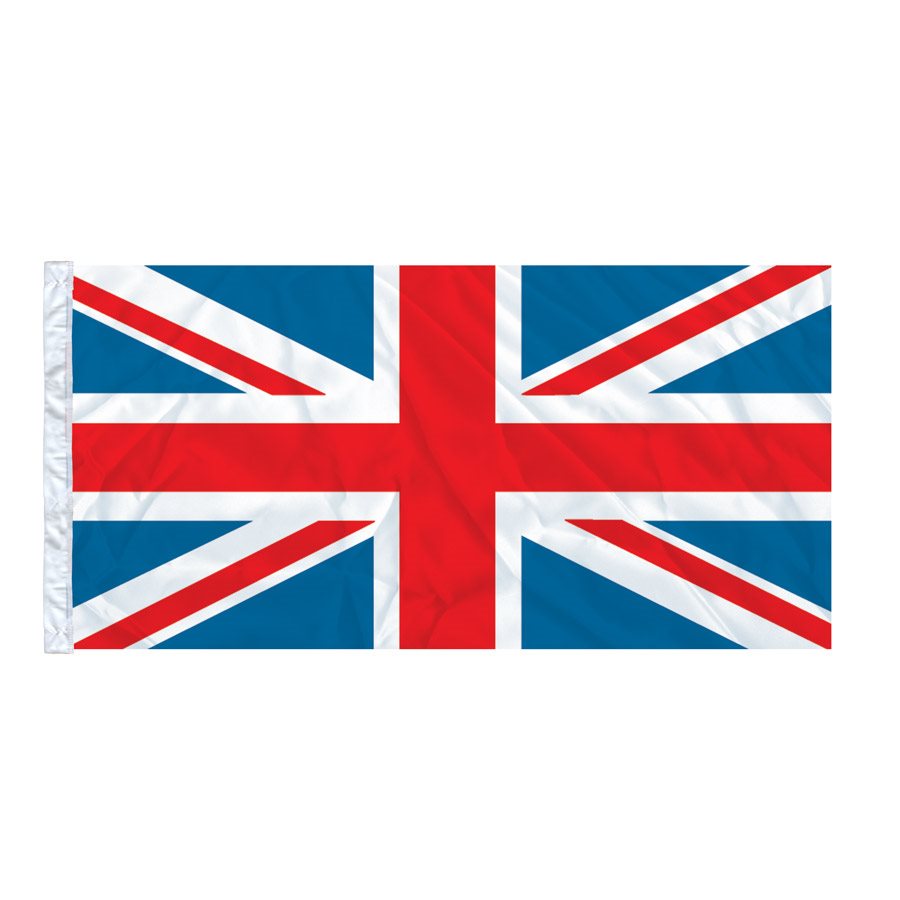DRAPEAU UNION JACK 6'X3' AVEC MANCHON