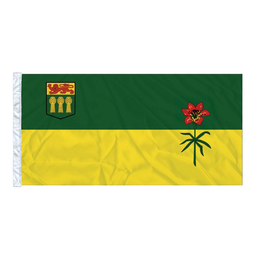FLAG SASKATCHEWAN 6' X 3' SLEEVED