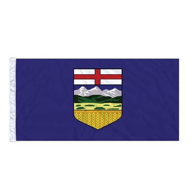DRAPEAU ALBERTA 6' X 3' AVEC MANCHON